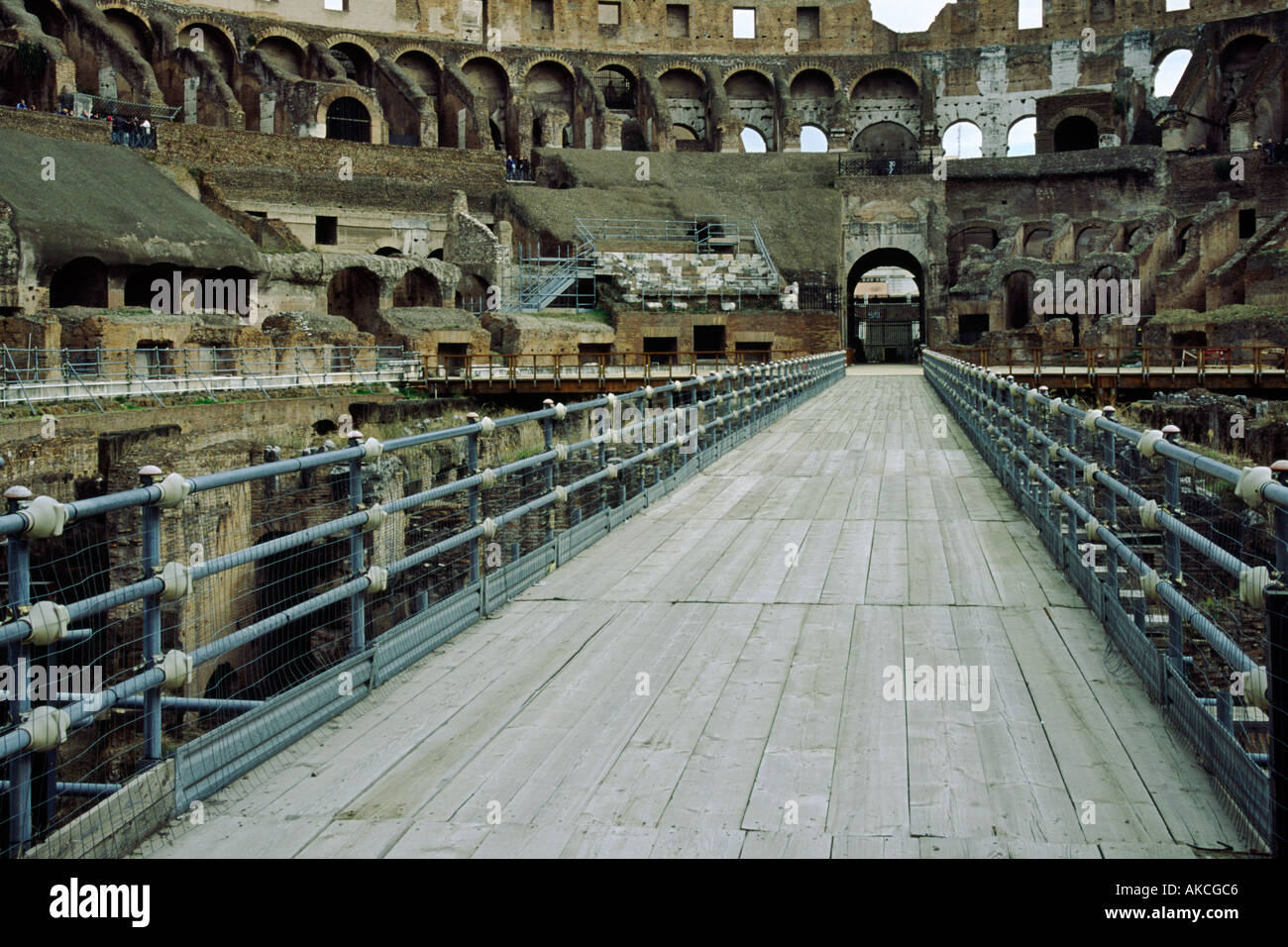 Interior of Colosseum Rome Stock Photo - Alamy