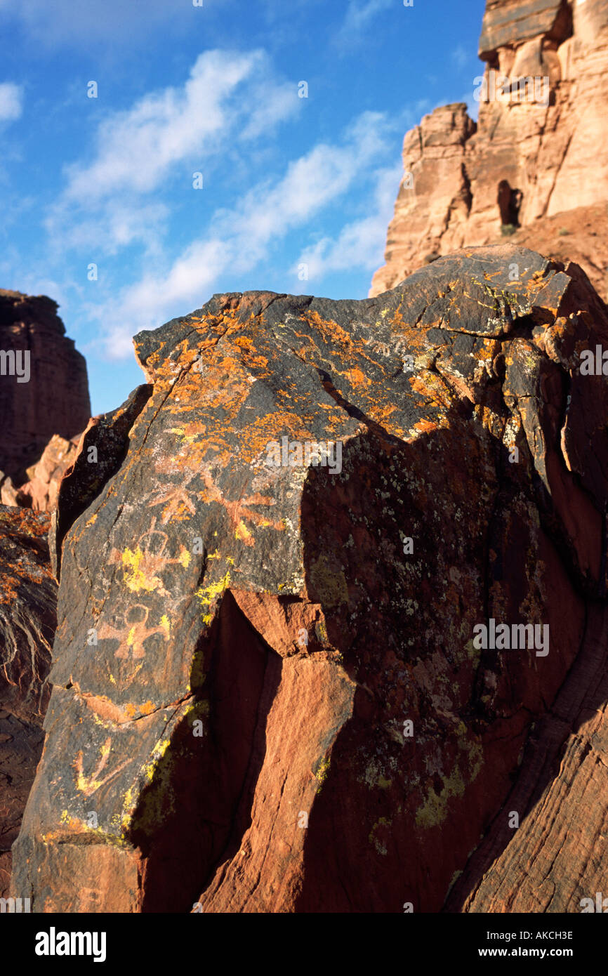 Petrogliphs Talampaya National Park Argentina Stock Photo - Alamy