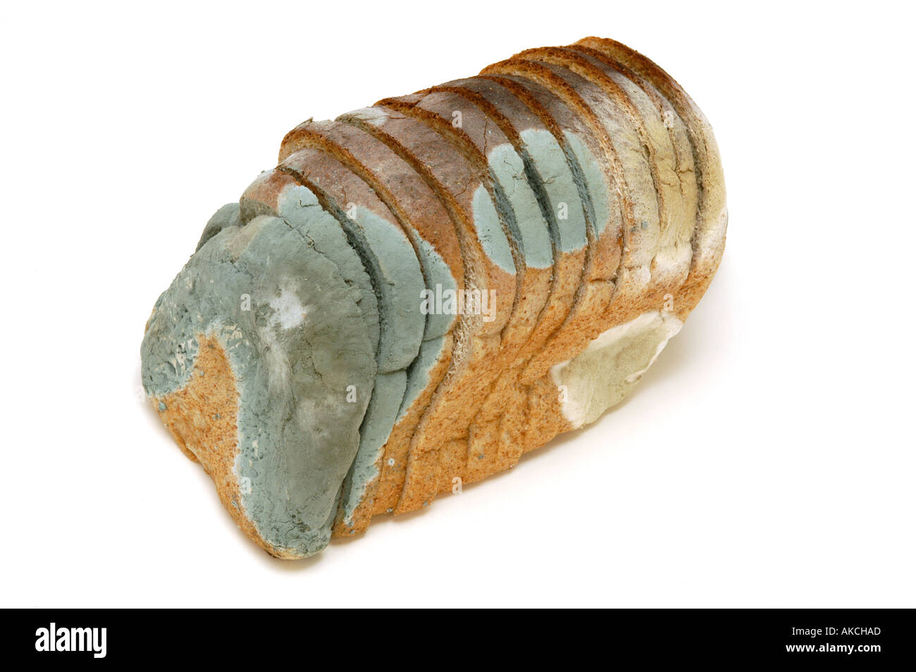Mouldy sliced bread Stock Photo - Alamy