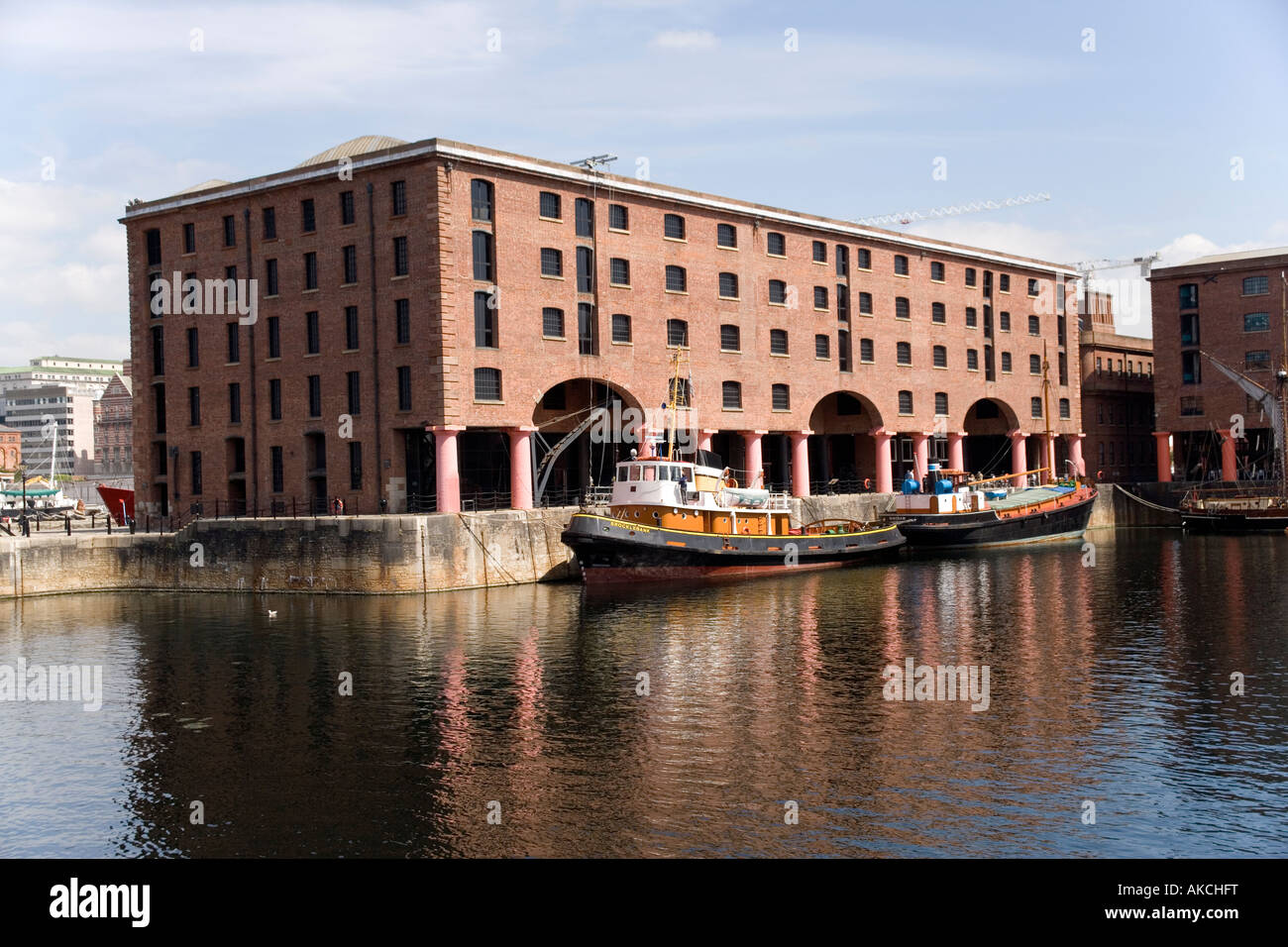 Merseyside Maritime Museum building at the Albert Dock, Liverpool ...