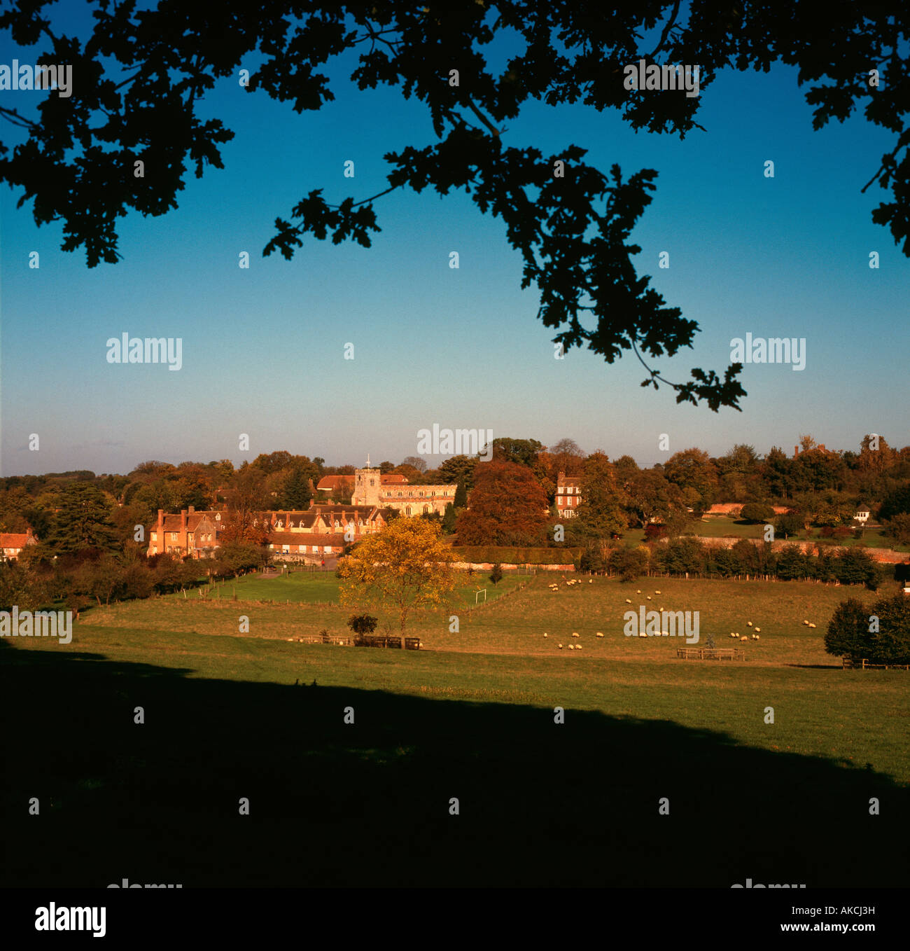 Ewelme Village, Chiltern Hills, Oxfordshire, UK, Autumn Stock Photo - Alamy