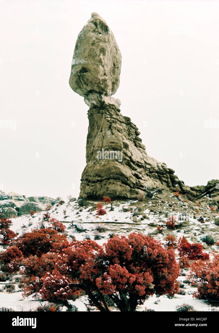 Balanced Rock in Moab Utah's Arches National Park photographed with ...