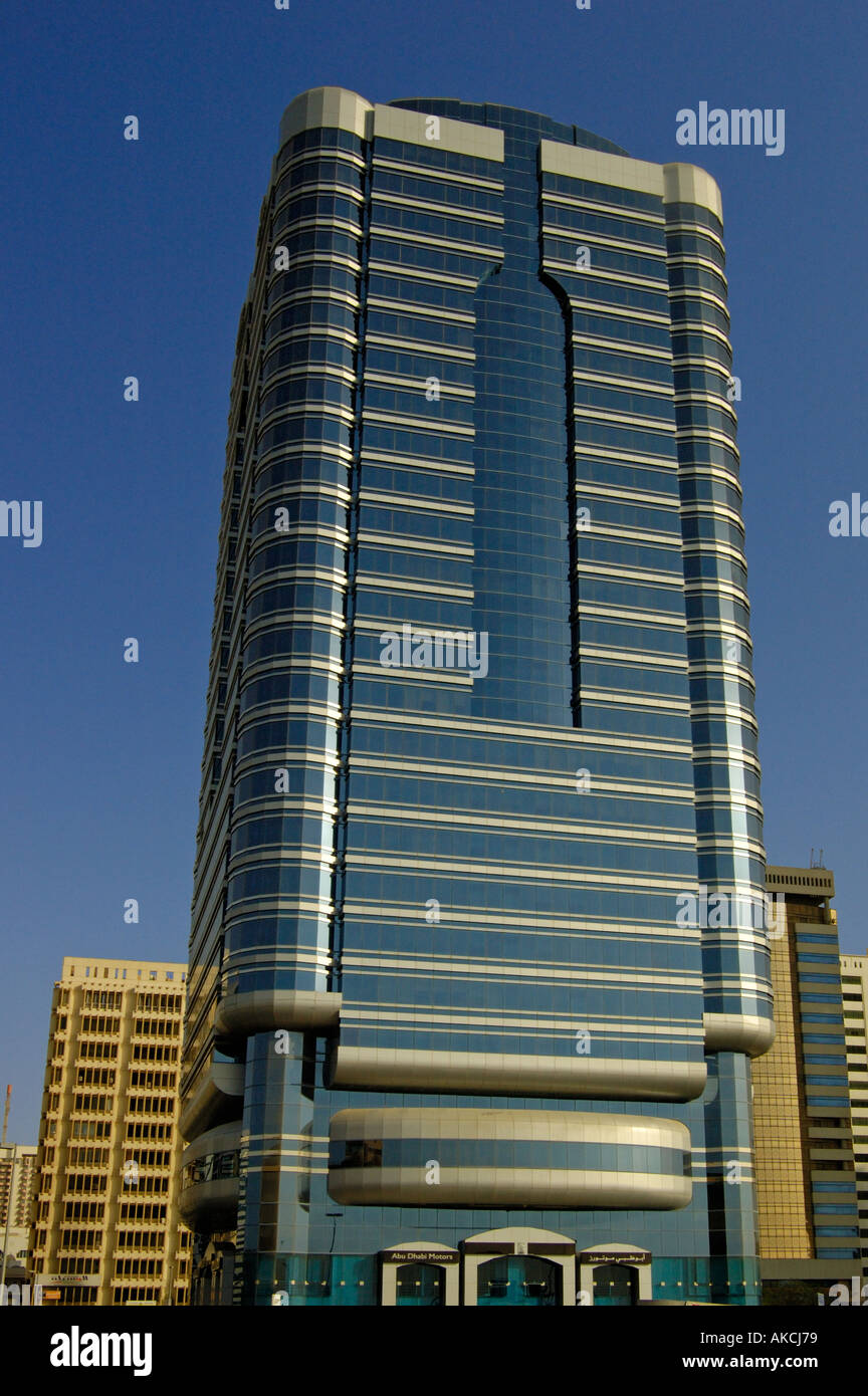 Modern high rise building near Corniche Abu Dhabi UAE Stock Photo - Alamy