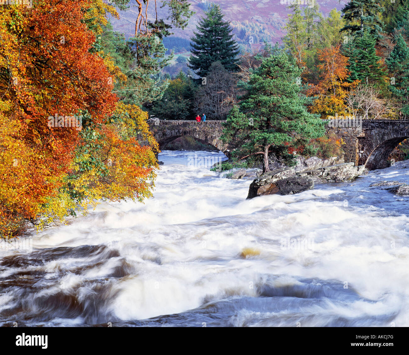 GB SCOTLAND STIRLING KILLIN FALLS Stock Photo - Alamy
