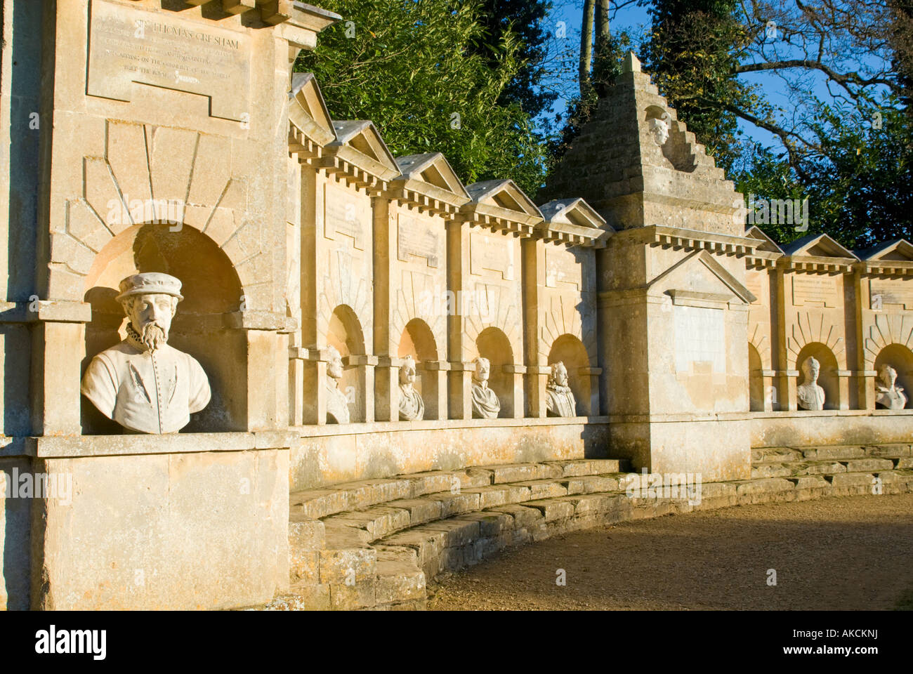 The Temple of British Worthies, Stowe Landscape Gardens ...