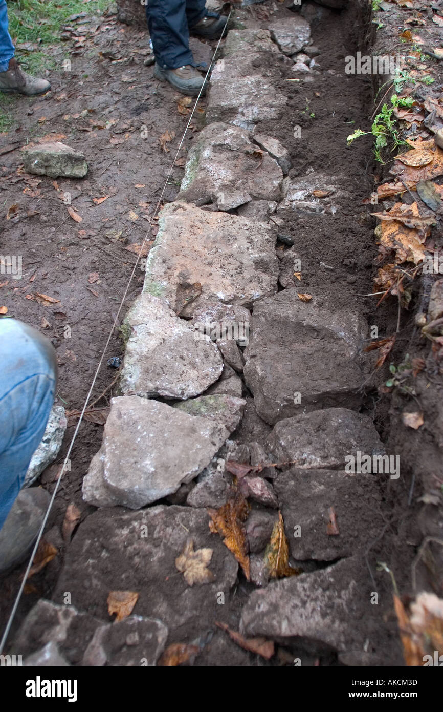 Dry stone walls. The finished Foundation Level to carry the rest of the ...