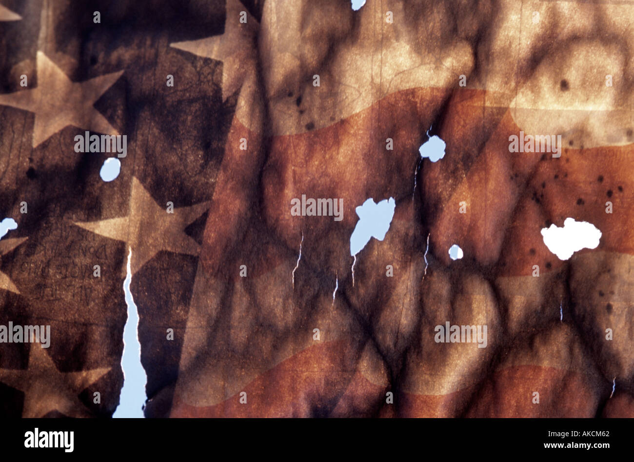 Burned united flag stars stripes hi-res stock photography and images ...