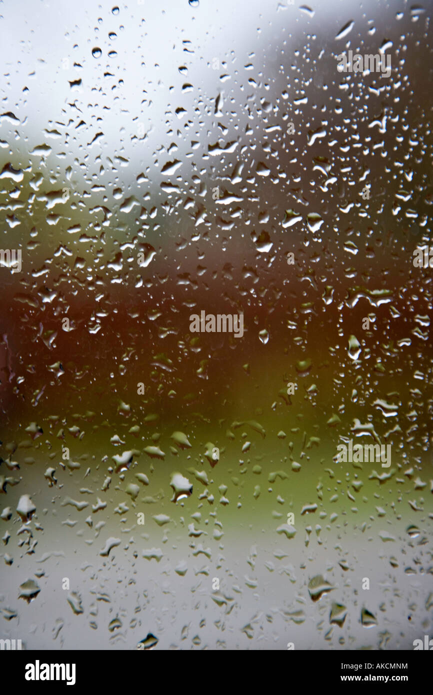 Raindrops on a window Stock Photo - Alamy