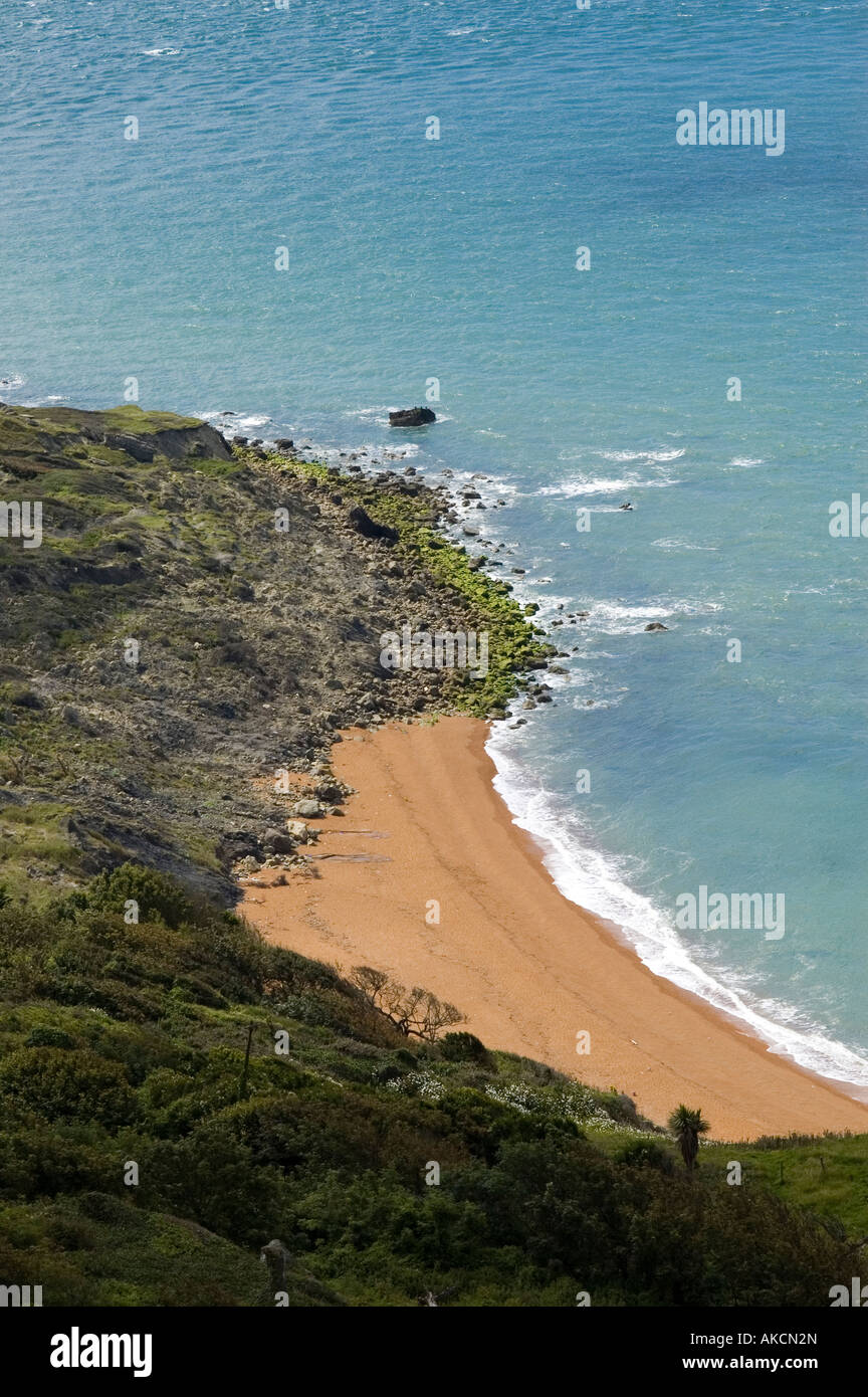 A beautiful coastal landscape of the Isle of Wight Stock Photo - Alamy