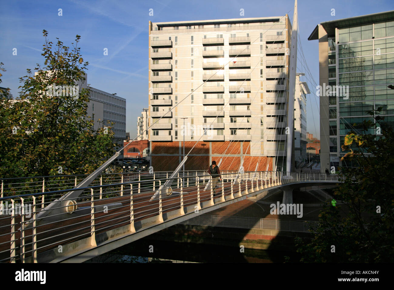 doctor santiago calatrava trinity footbridge chapel wharf manchester ...