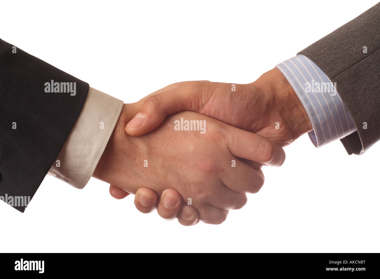 handshake isolated over white background Stock Photo - Alamy