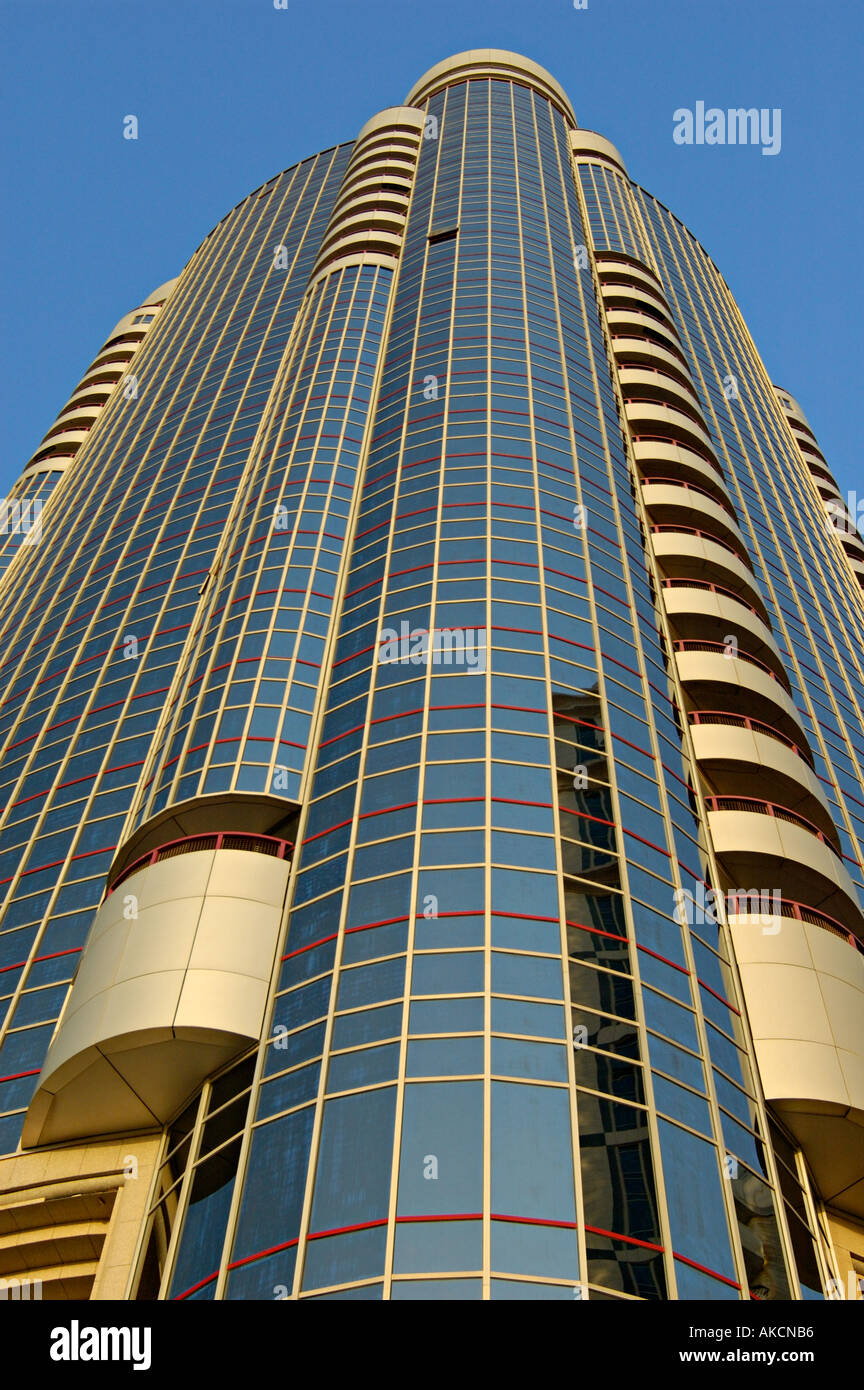 Modern high rise building on Corniche Abu Dhabi UAE Stock Photo - Alamy