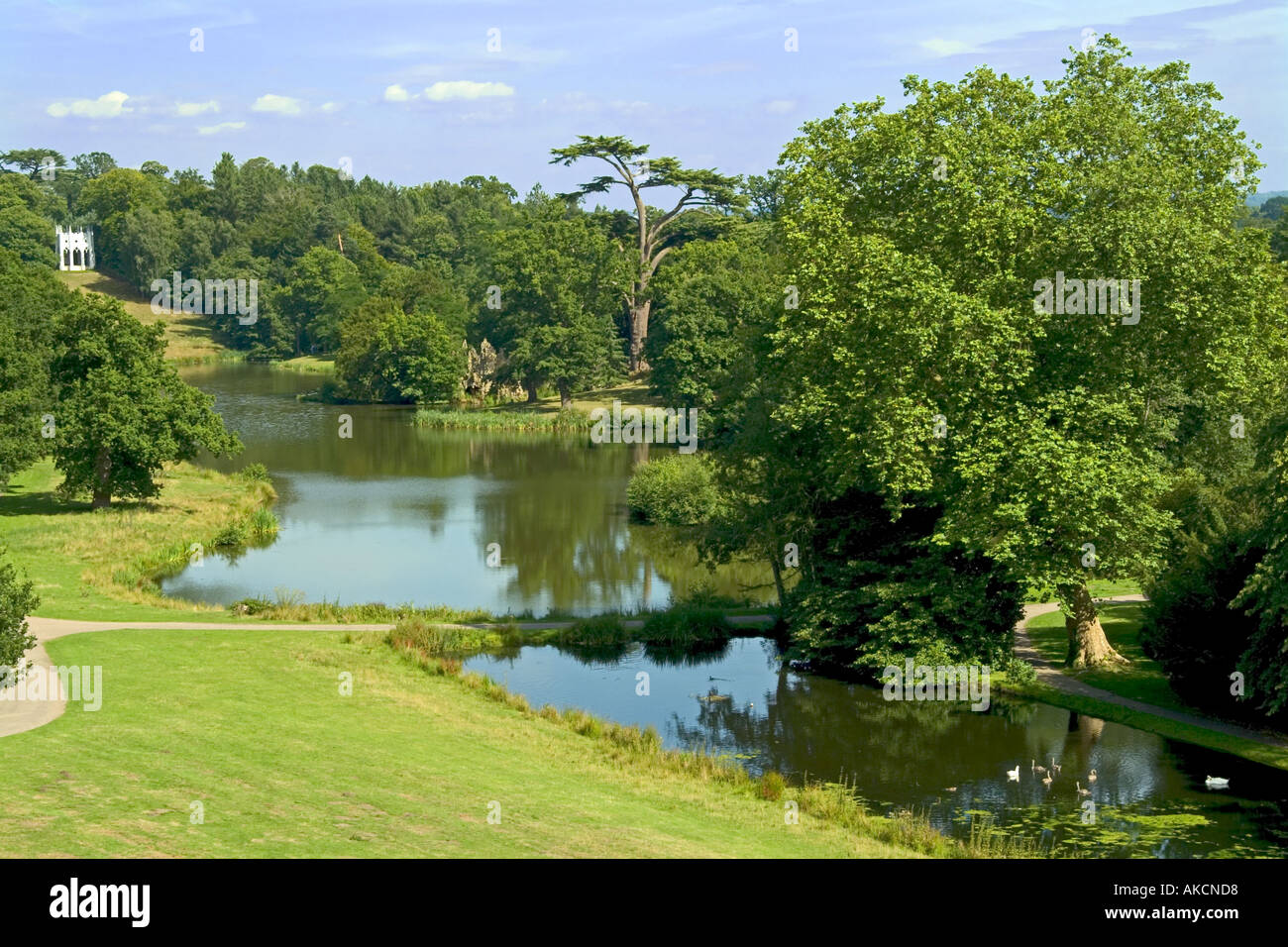 Painshill Park Surrey England Stock Photo - Alamy