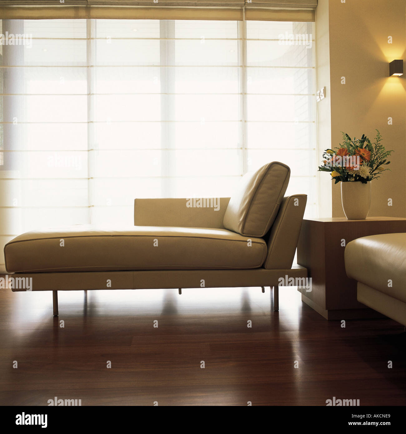modern interior with chaise lounge Stock Photo - Alamy