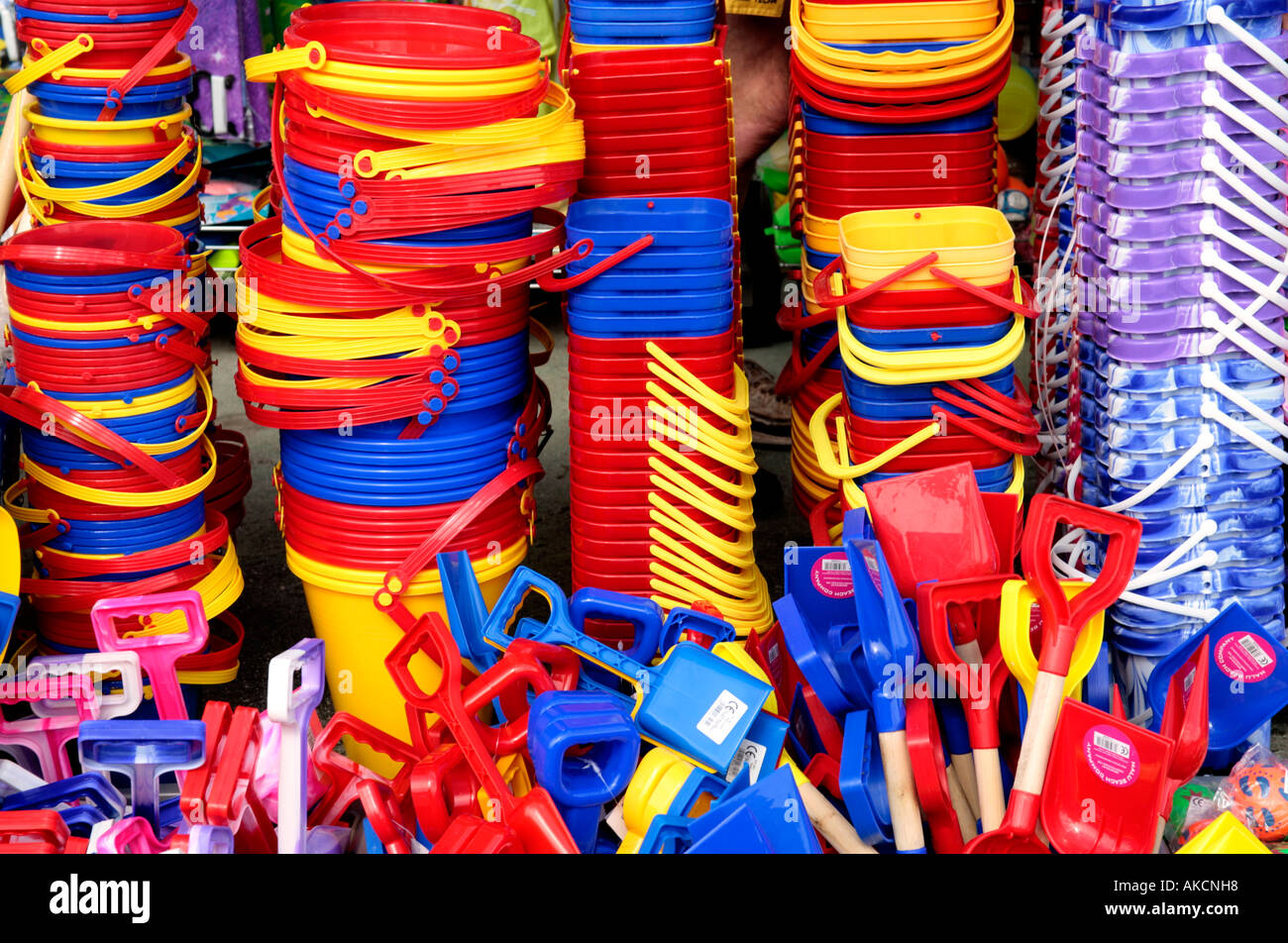Stacked plastic buckets hi-res stock photography and images - Alamy