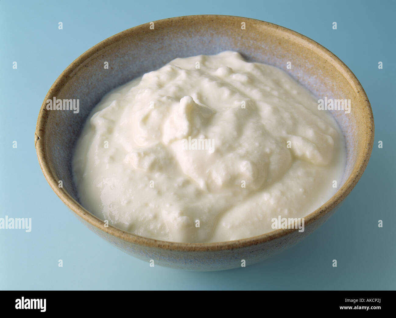 Individual bowl plain natural yoghurt hi-res stock photography and ...