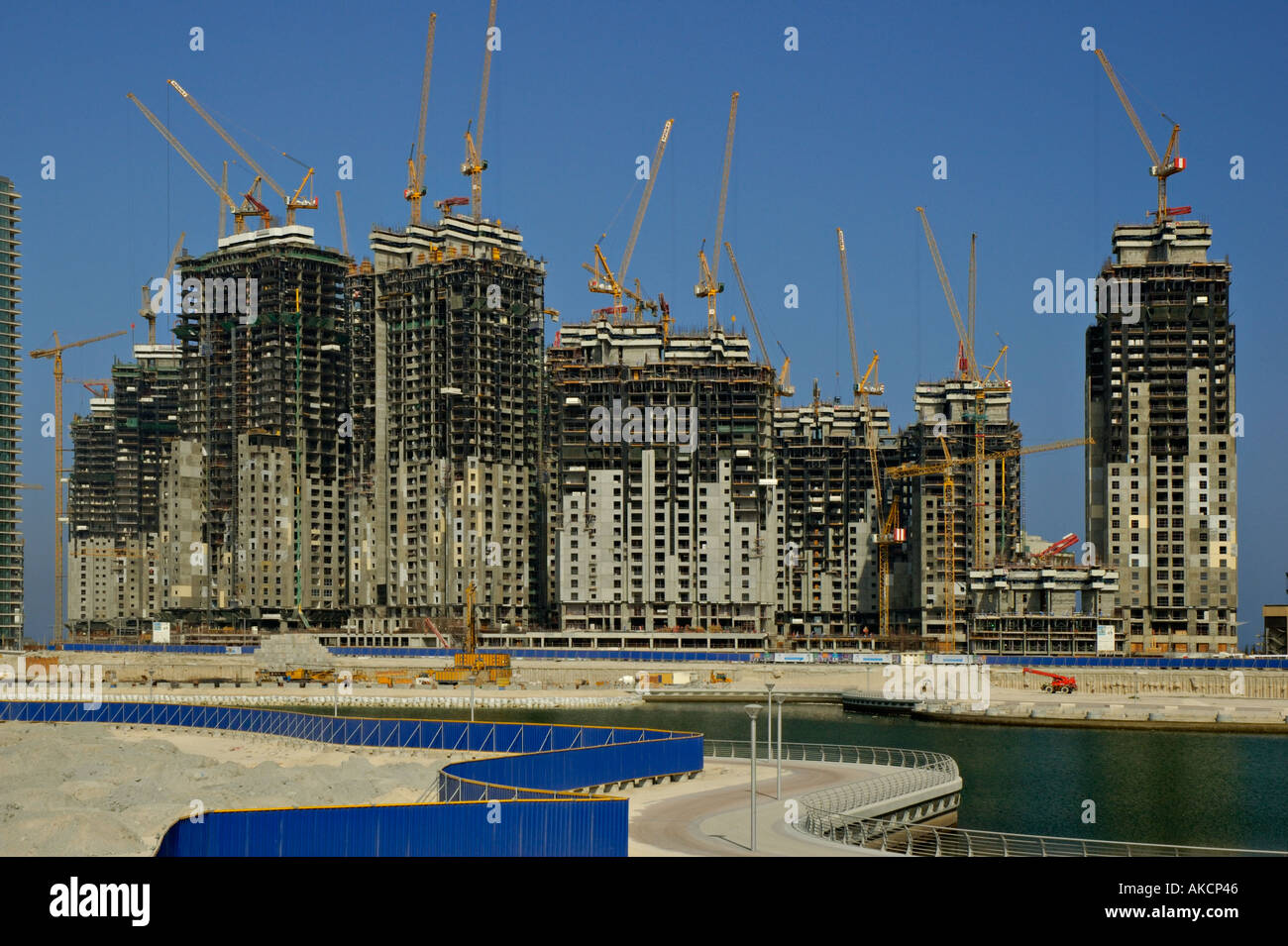 Construction site The Residences in Dubai UAE Stock Photo - Alamy