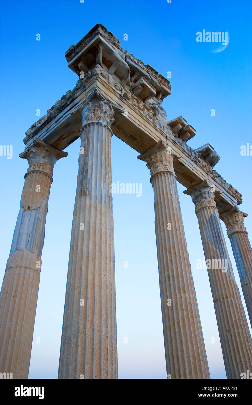 Temple of Apollo Side Stock Photo - Alamy