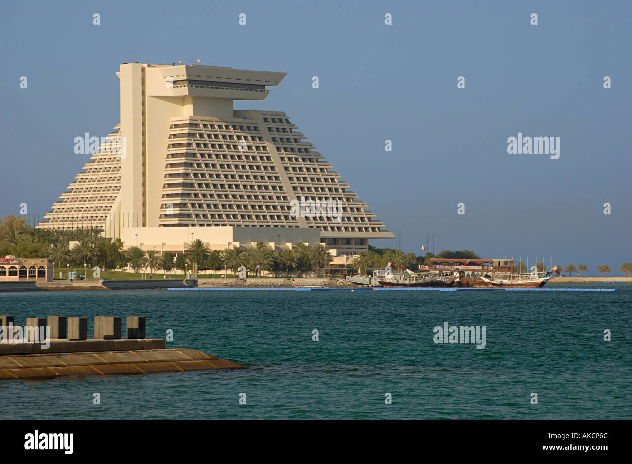 Futuristic building on Corniche Doha Qatar Stock Photo - Alamy Futuristic building on Corniche Doha Qatar Stock Photo - Alamy