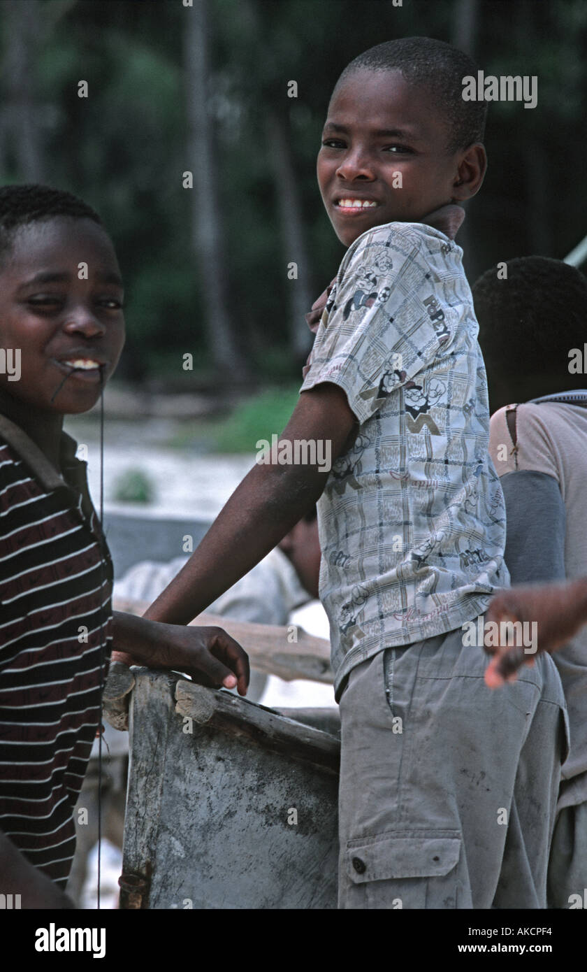 Zanzibari smiling hi-res stock photography and images - Alamy