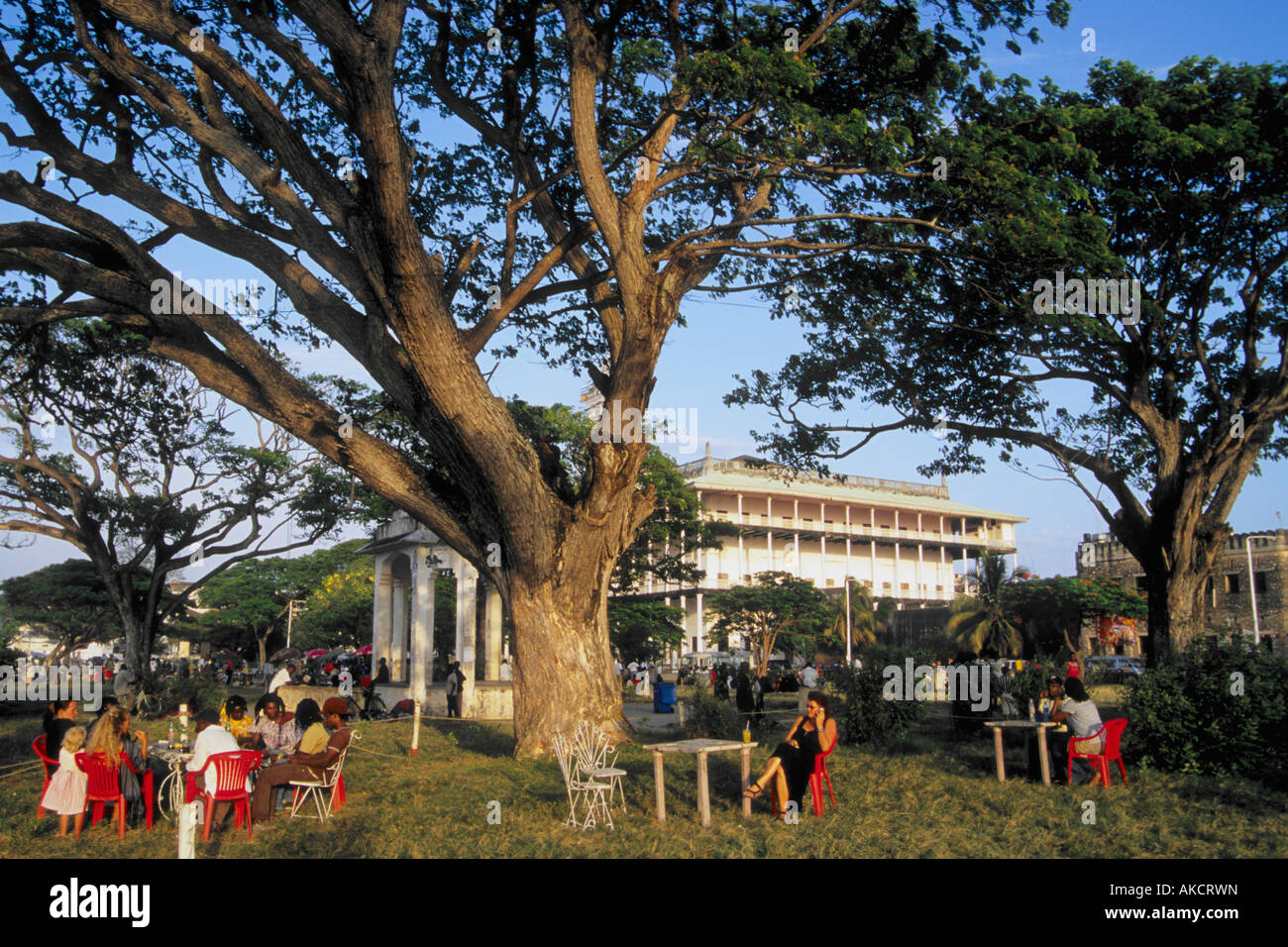 Tanzania Zanzibar Stone Town Forodhani Gardens Stock Photo - Alamy