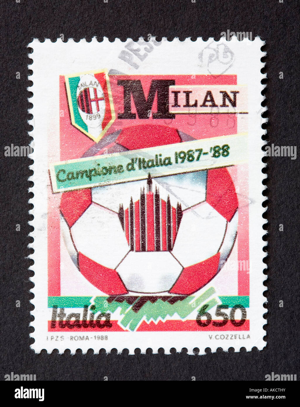 Milan stamp italian hi-res stock photography and images - Alamy