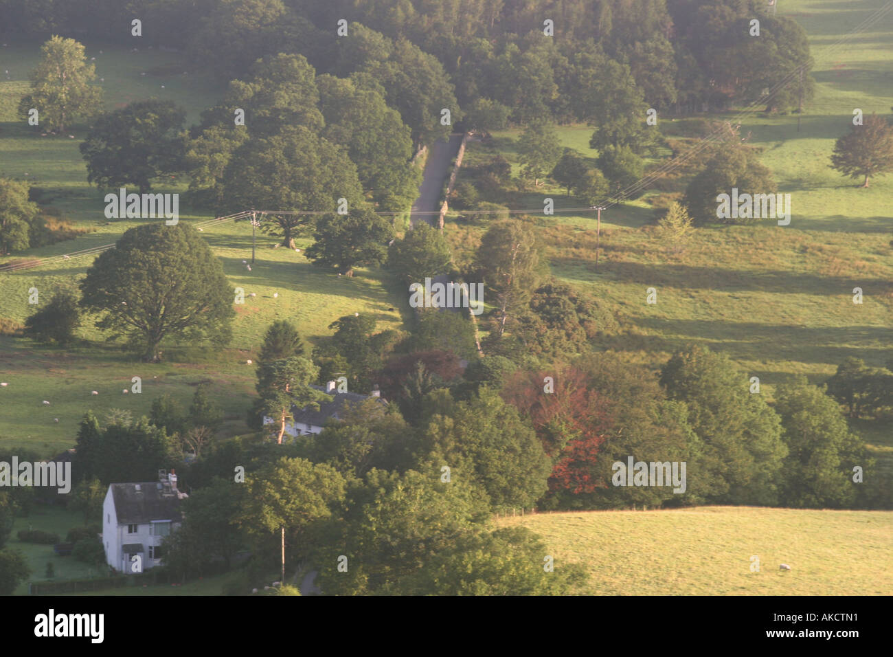 A Stock Photograph of a farmyard building in countryside in the Lake ...