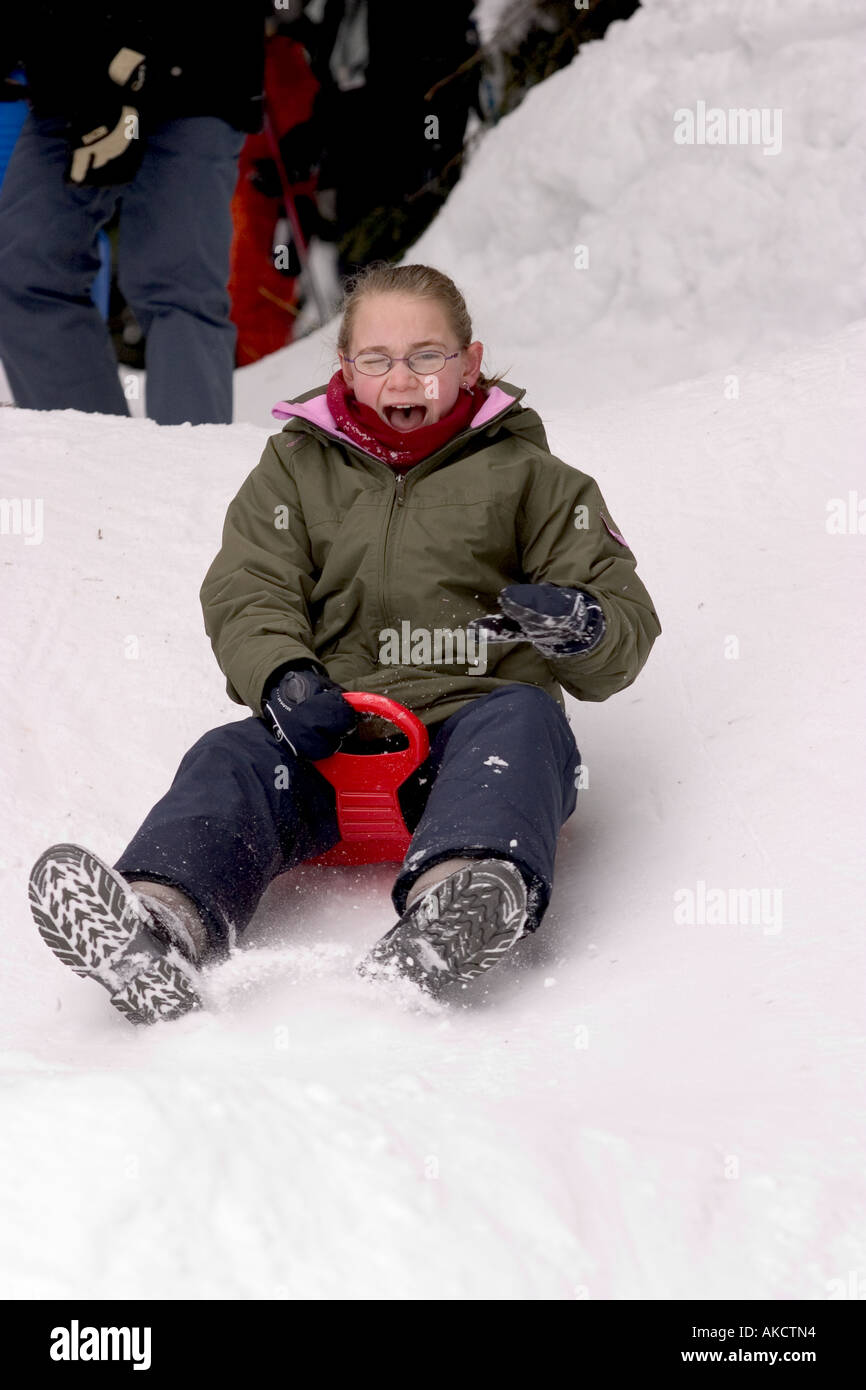 Sleding fun hi-res stock photography and images - Alamy