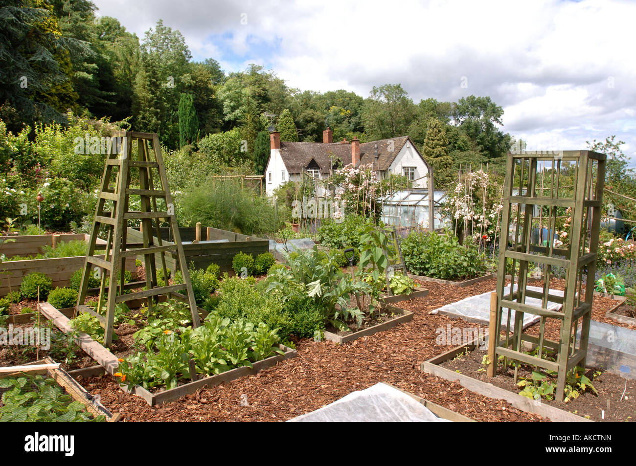 Traditional location for growing vegetables hi-res stock photography ...