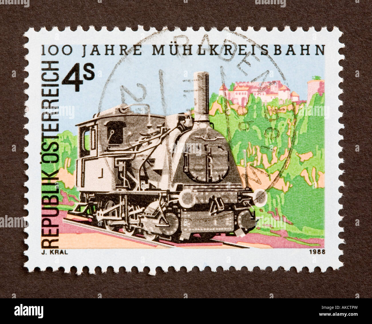 Austrian postage stamp Stock Photo - Alamy