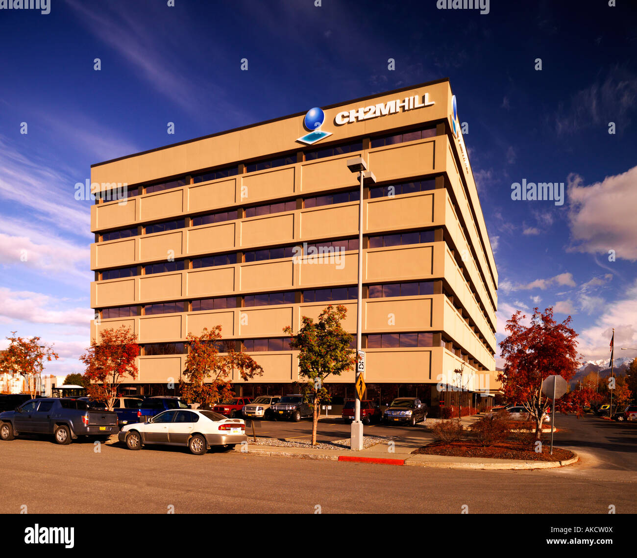 The CH2MHILL building in Anchorage a few weeks after the takeover of ...