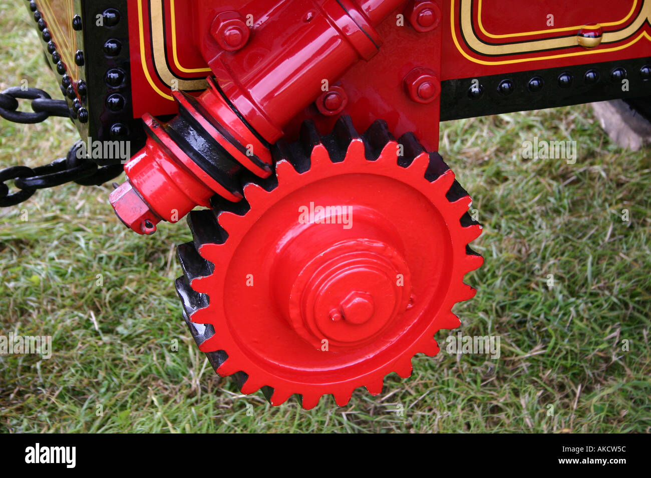 Traction engine Steering Mechanism Stock Photo - Alamy