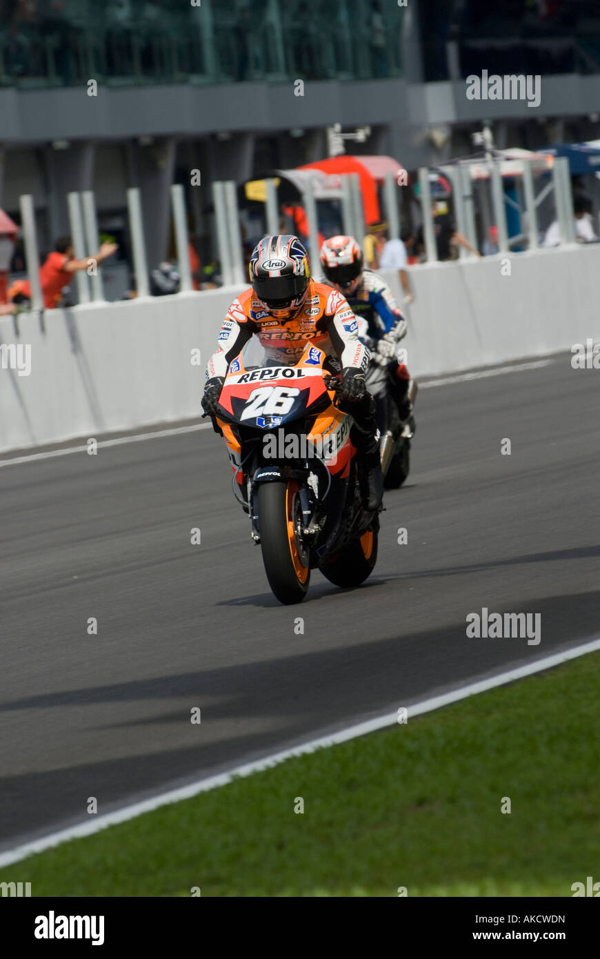 Spanish Dani Pedrosa Honda Gresini at Polini Malaysian Motorcycle Grand ...