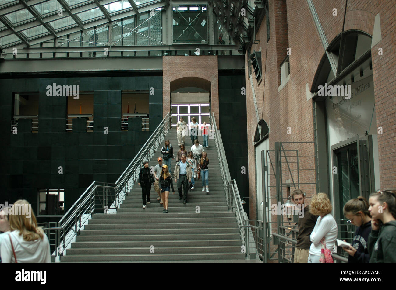 Interior Of United States Holocaust Memorial Museum , Washington DC ...
