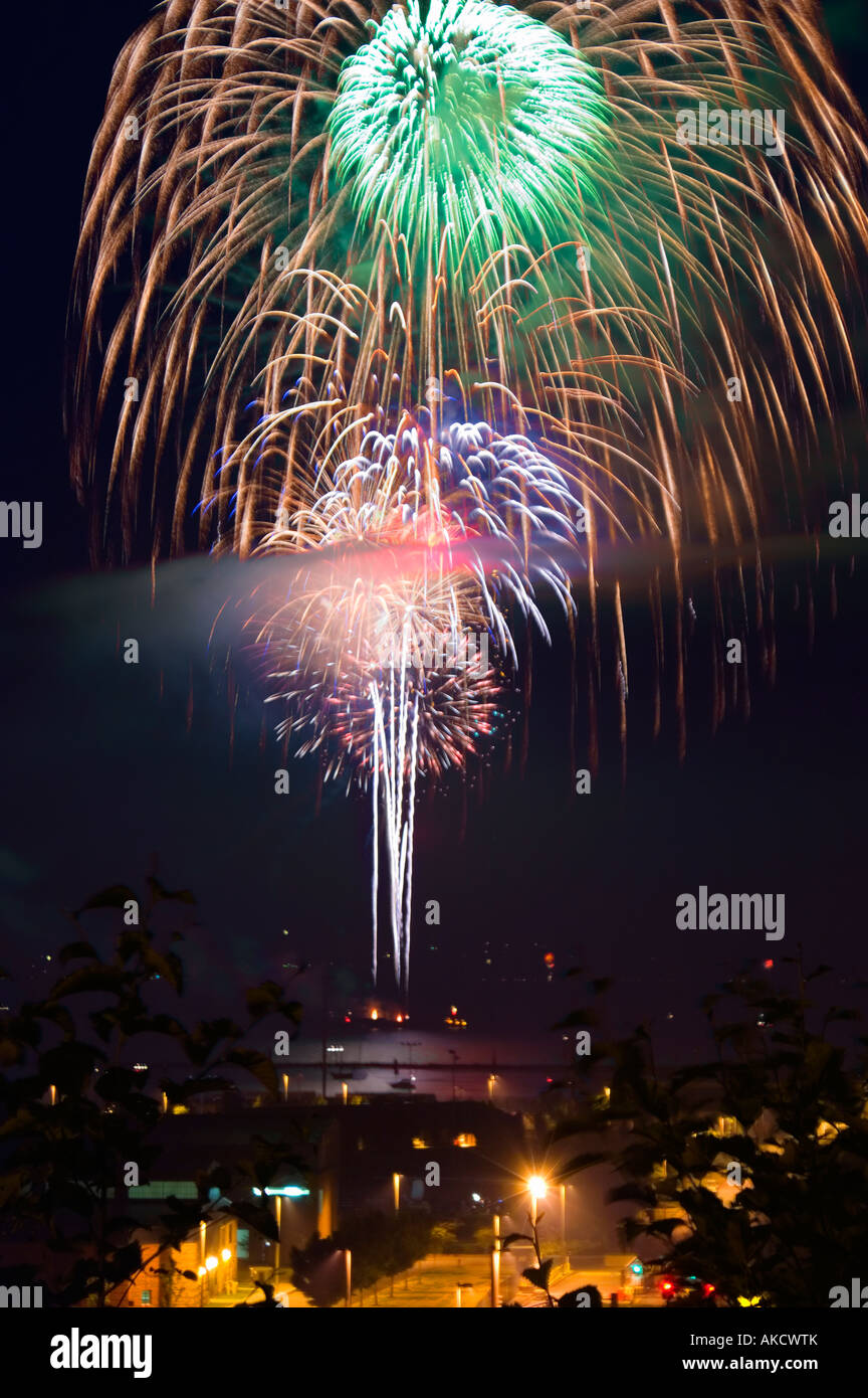 Everett Fireworks 8 Stock Photo - Alamy