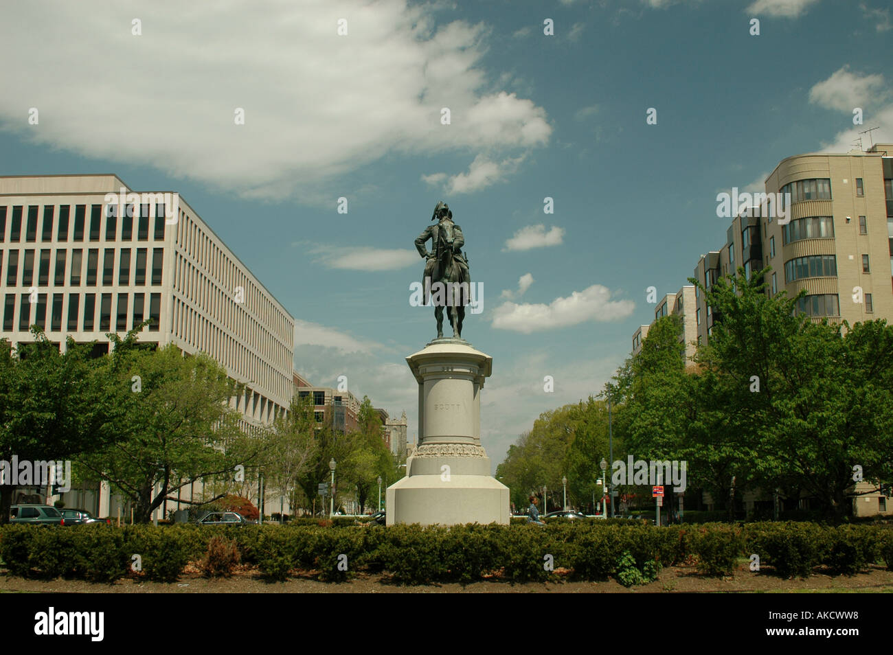 Scott circle hi-res stock photography and images - Alamy