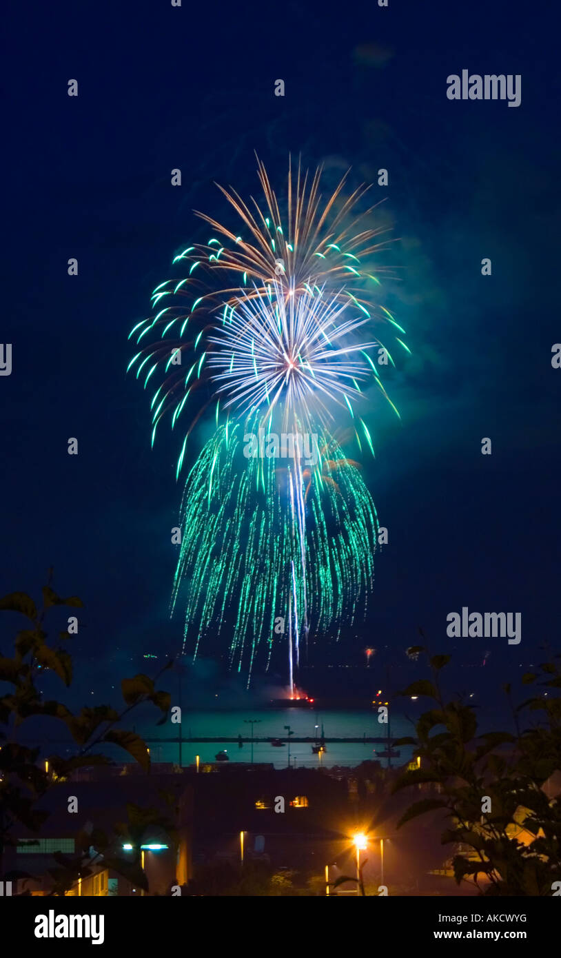 Everett Fireworks 5 Stock Photo - Alamy