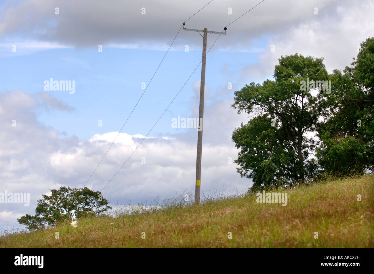 Overhead telephone cable hi-res stock photography and images - Alamy