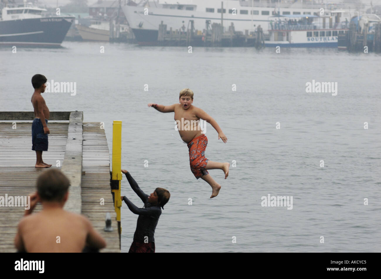 Point Judith Lighthouse Nagarransett Block Island Sound Atlantic Ocean ...