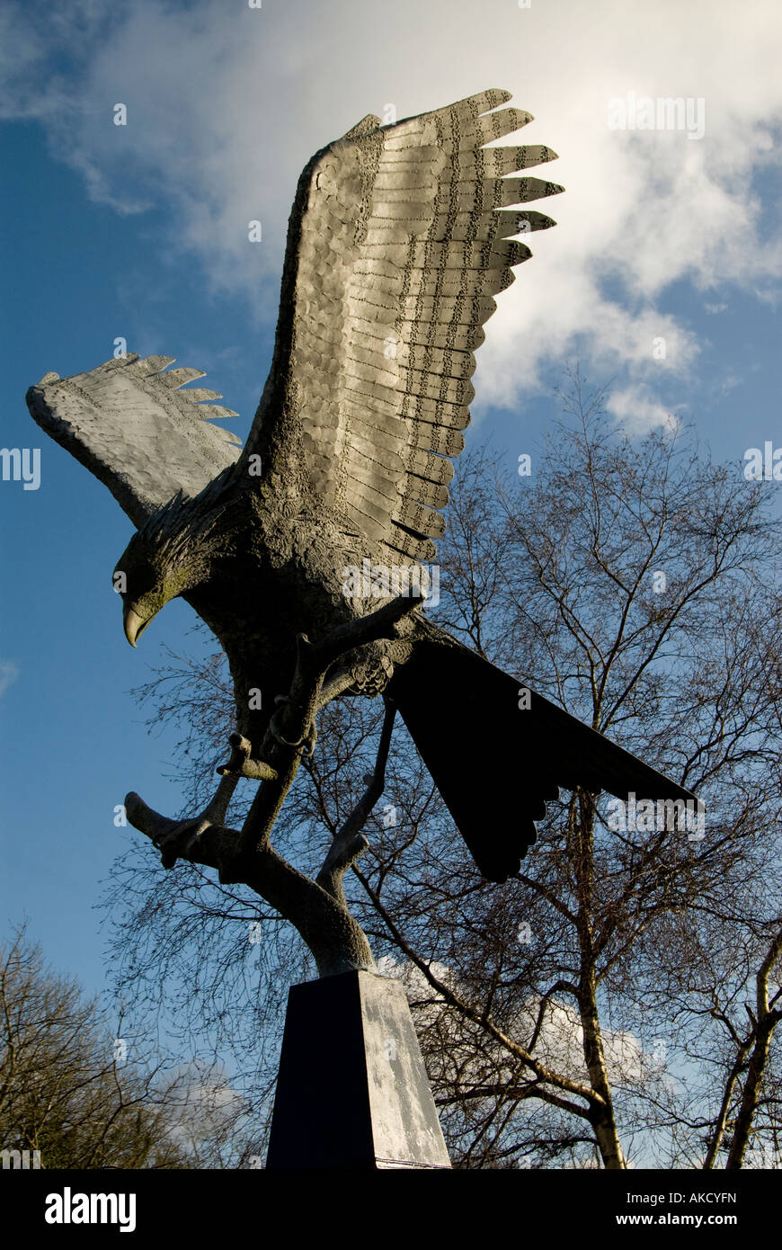 Sculpture of a Red Kite named Spirit in the Sky by Sandy O'Connor in ...