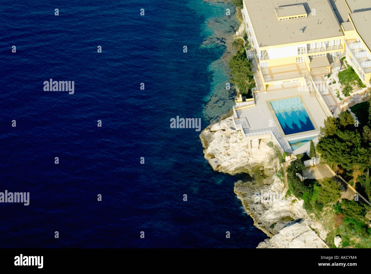 Croatia, Istra peninsula, tourist resort, aerial view Stock Photo - Alamy
