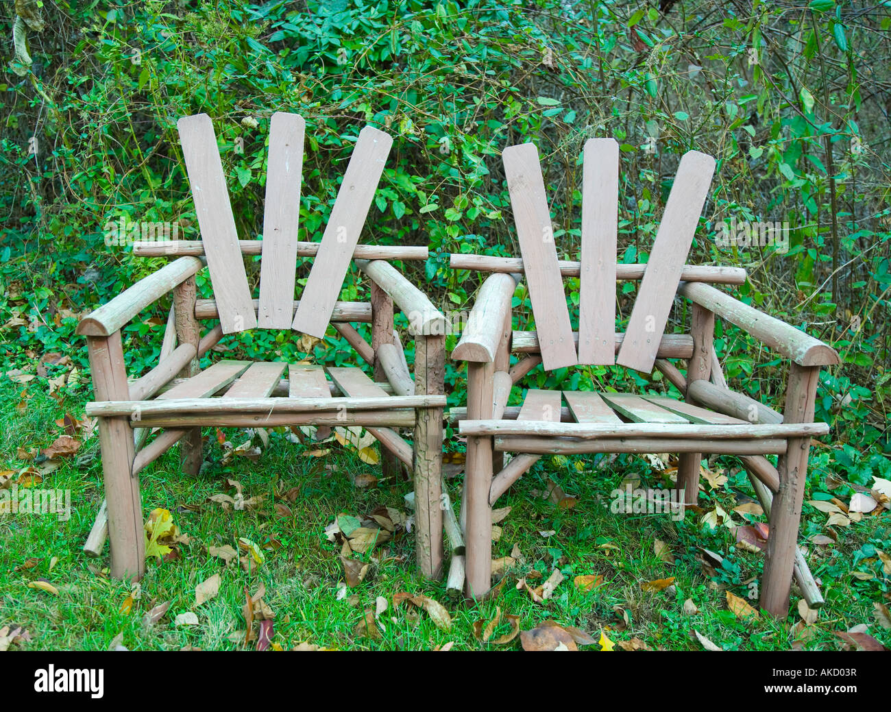 Two wooden chairs hi-res stock photography and images - Alamy