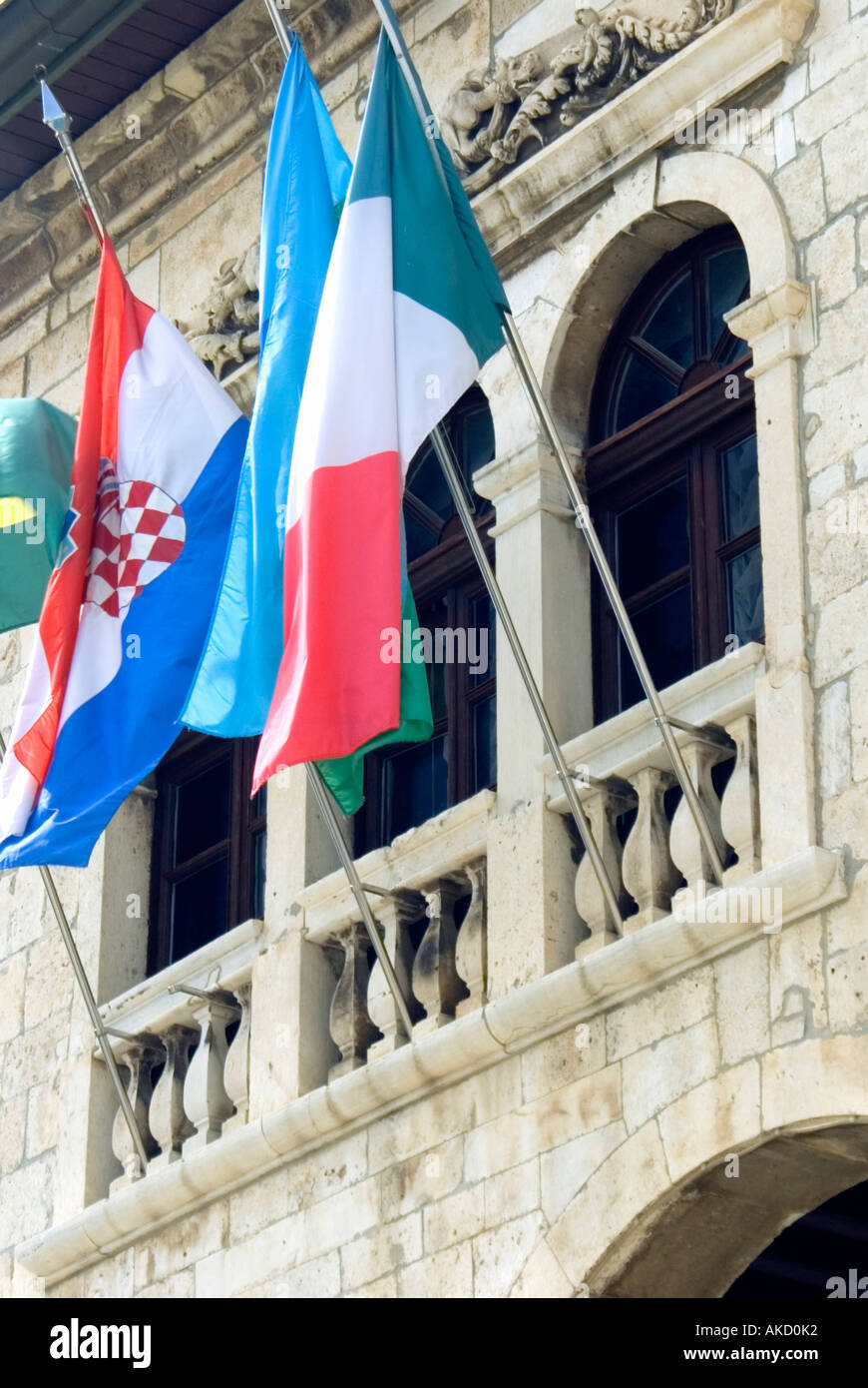 Croatia fabric flags hi-res stock photography and images - Alamy