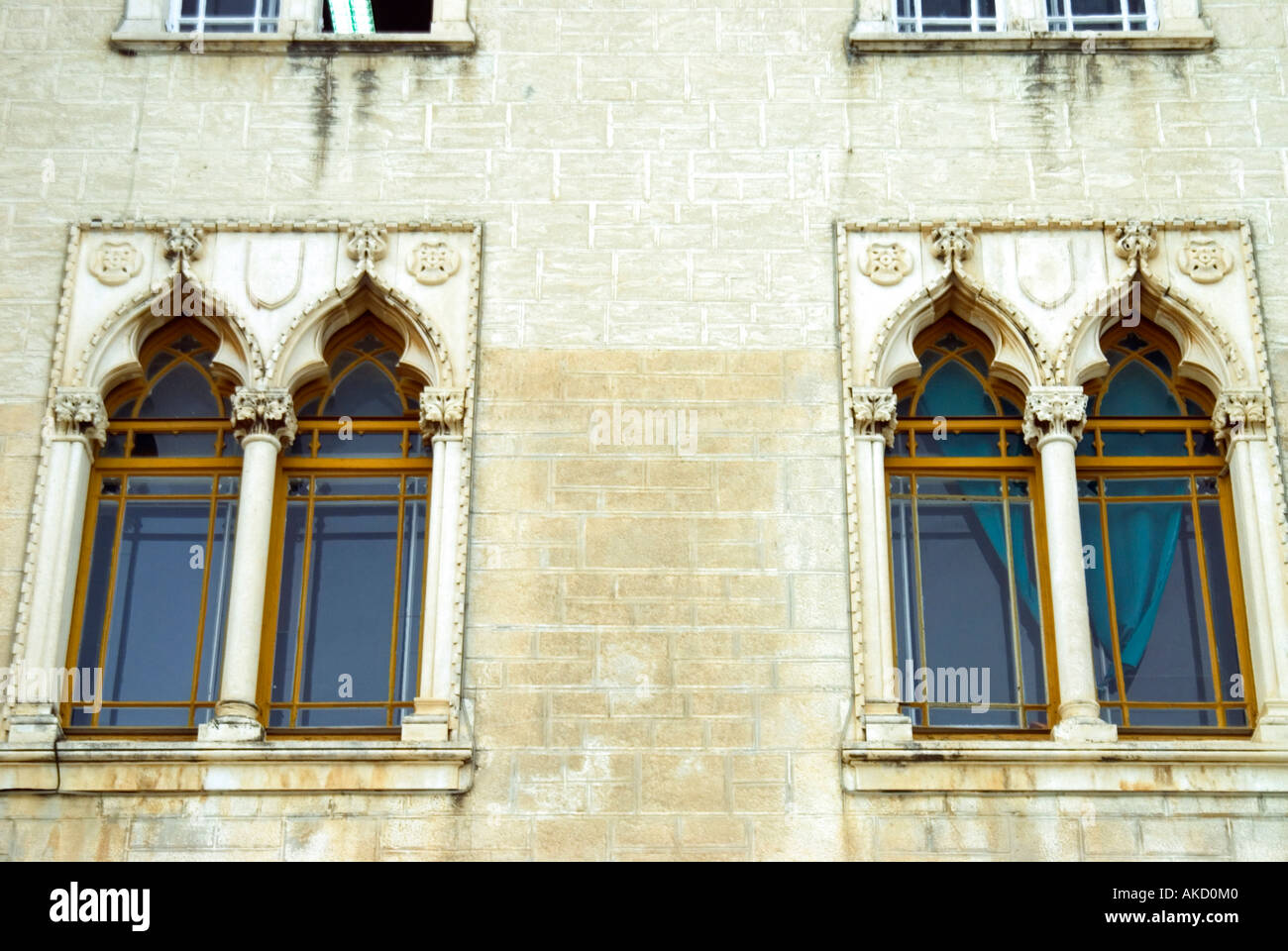 South-East Europe, Croatia, Dalmatia, carved windows in medieval ...