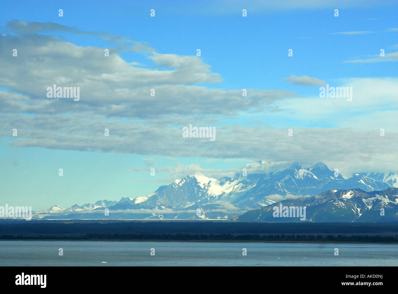 Mountain Range, cape Fairweather, Alaska Stock Photo - Alamy