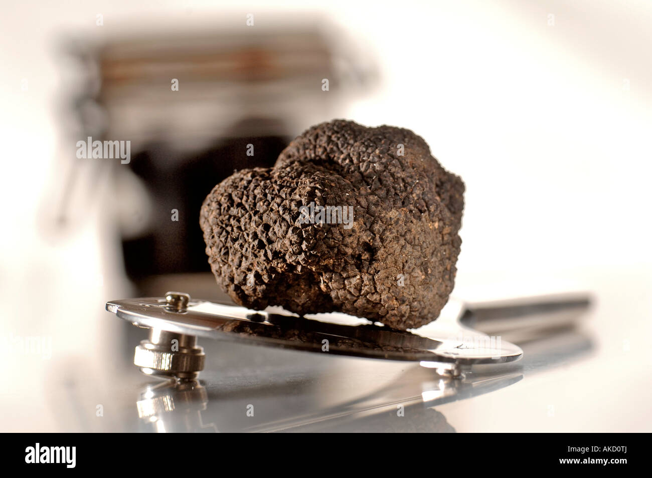 Truffle with shaver Stock Photo - Alamy
