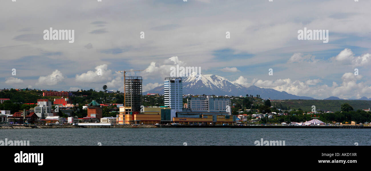 Panoramic view of Puerto Montt, Chile Stock Photo - Alamy