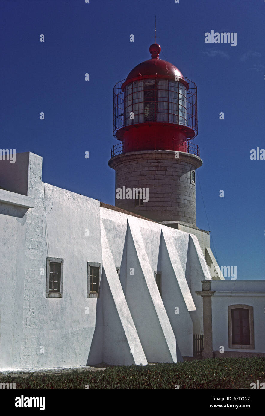 Lighthouse of ponta de sagres hi-res stock photography and images - Alamy