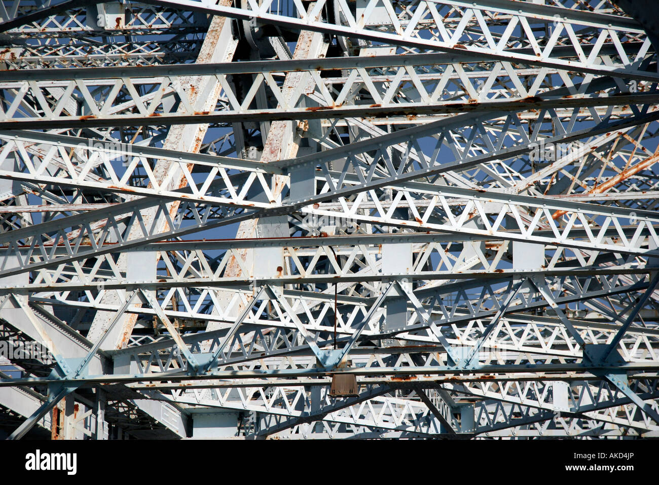 An older bridge structure Close up Stock Photo - Alamy