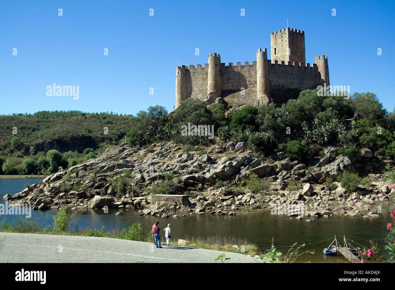 Templar castle almourol one famous hi-res stock photography and images ...